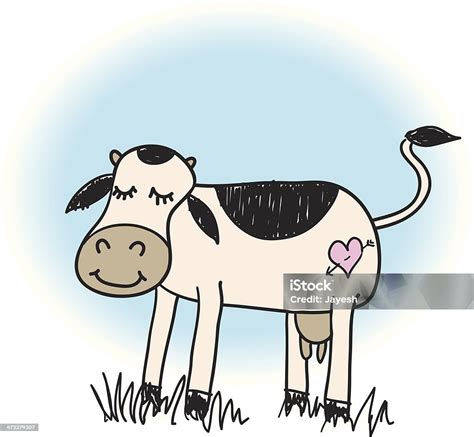 낙서 Cow 암소에 대한 스톡 벡터 아트 및 기타 이미지 암소 축우 낙서 드로잉 Istock