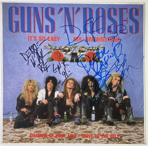Lot 271 Guns N Roses Signed 12