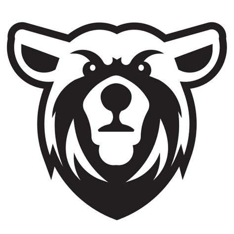 Bear Head Silhouette Free Svg