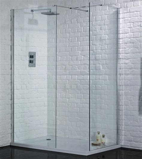 Aquadart Wetroom Walk In Shower Glass Panel 1200mm Aq2012