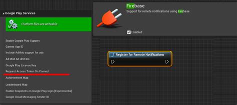Getting Firebase Reg Token In Unreal Engine 4 Stack Overflow