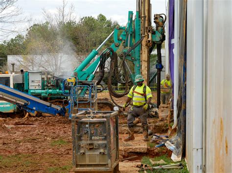 Micropiles Support Immense Weight Of Industrial Storage Area Uma