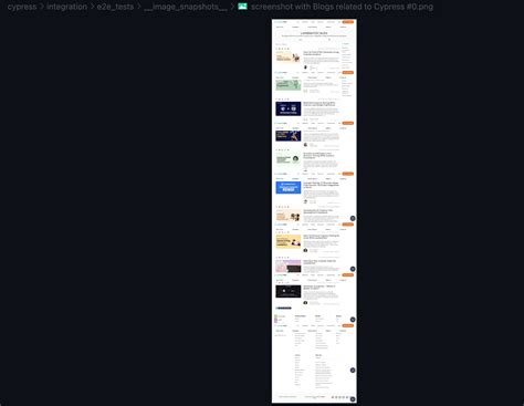 Cypress Visual Regression Testing Guide