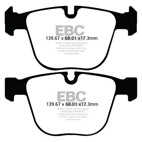 Ebc Red Stuff Dp32020c Brake Pads Redstuff Subaru Various Euro Car