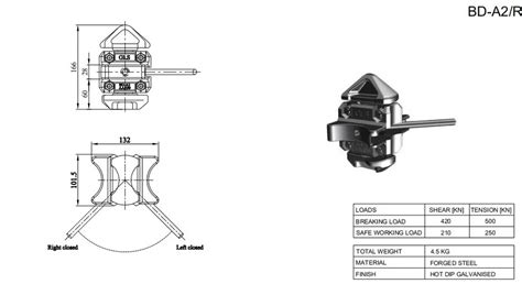 Shipping Container Manual Double Twist Right Hand Lock Stacking Sea Ca
