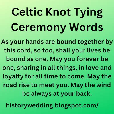 Wedding Traditions And Meanings History Of The Celtic Knot Tying Ceremony