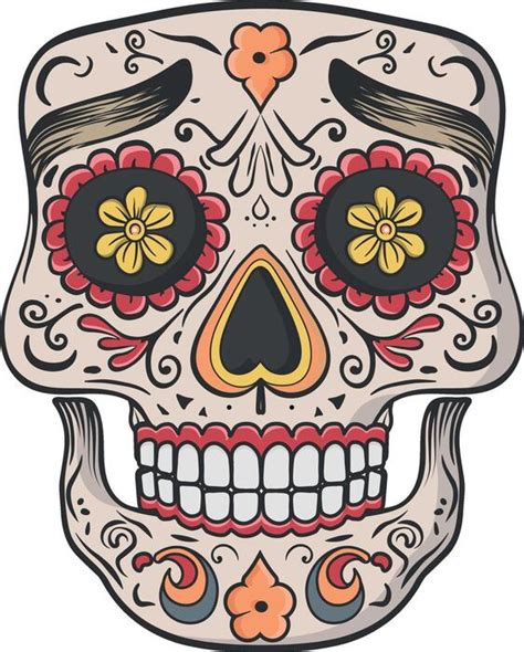 Candy Skull Vector Art Icons And Graphics For Free Download