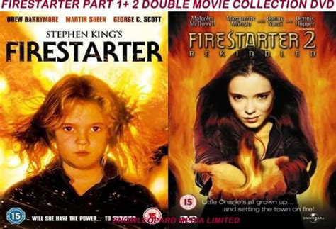 Firestarter Part 1 2 Double Movie Collection Dvd One Two First Second