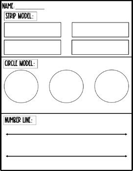 Comparing Fractions Strip Models Circle Models And Number Lines