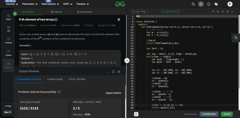 Dsa Cpp Geeksforgeeks Codingchallenge Problemsolving Algorithms