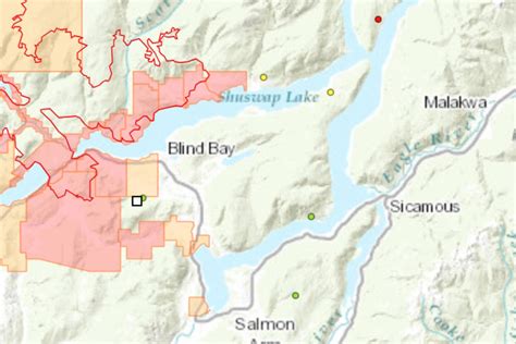 Update Several Shuswap Fires Sparked By Lightning Under Control