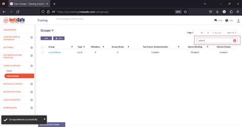 Configuring Local Groups