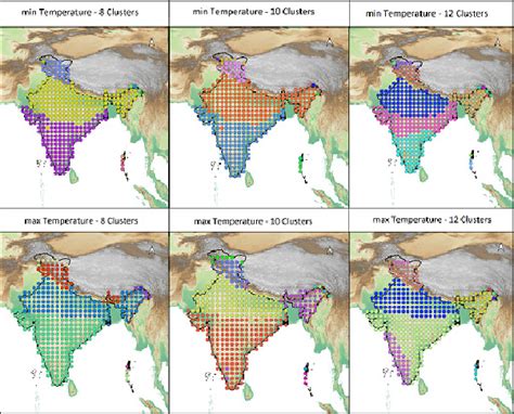 Figure 1 From Spatiotemporal Cluster Analysis Of Gridded Temperature