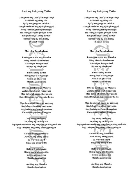 Lyrics For Flag Ceremony Pdf