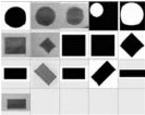 Set Of Templates Used For Classification Training Download Scientific