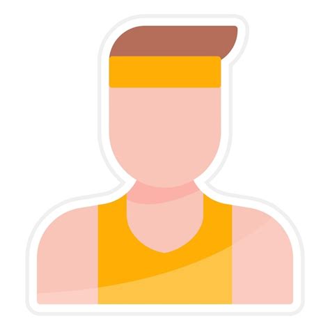 Premium Vector Sportsman Flat Illustration