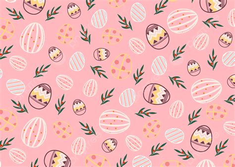 Pink Theme Easter Egg Illustration Background Phone Wallpaper Easter