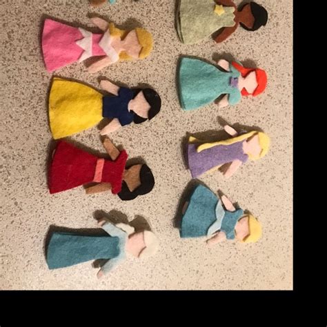 No Sew Princess Felt Dolls Pattern Etsy