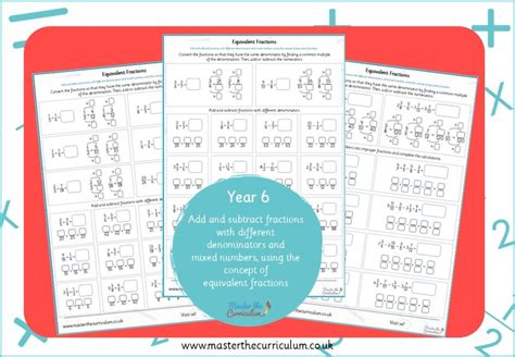 Year 6 Fractions Resources And Activities Master The Curriculum