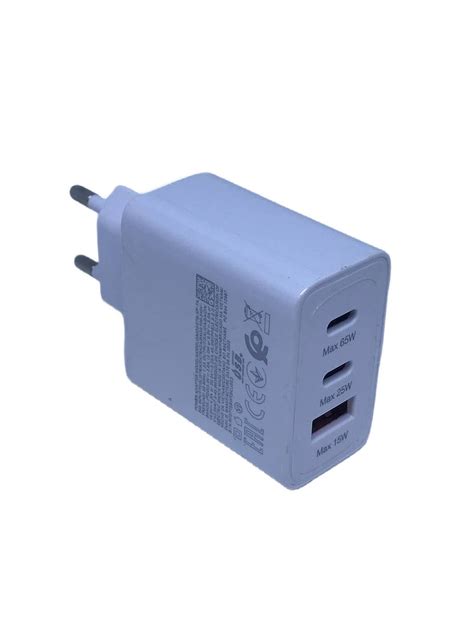 Блок зарядки Samsung EP-TA855 65W (блок Usb і 2 Type C) White – фото ...