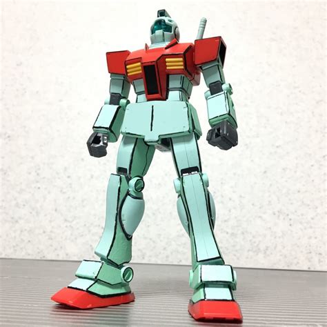 ジム・イラスト風｜アトリエ コメットハートさんのガンプラ作品｜gunsta（ガンスタ）