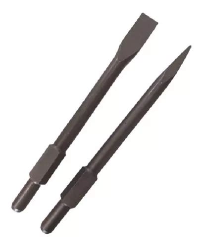 2 Cincel Para Martillo Demoledor Hexagonal 1 1 8 Punta Plano