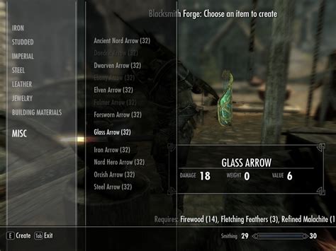 Arrow Forging Mod For Elder Scrolls V Skyrim Moddb