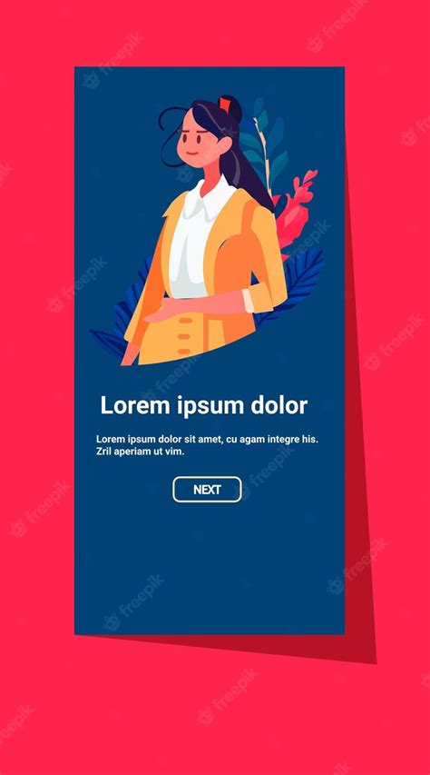 Premium Vector Beautiful Woman Casual Girl Portrait Mothers Day Card