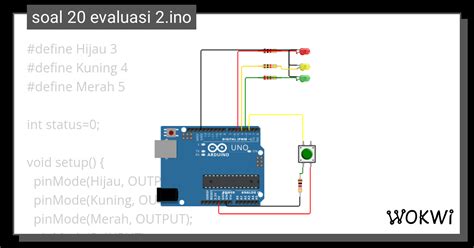 Soal 20 Evaluasi O Wokwi Esp32 Stm32 Arduino Simulator