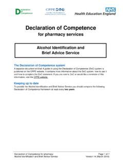 Declaration Of Competence CPPE Declaration Of Competence Cppe Pdf PDF4PRO