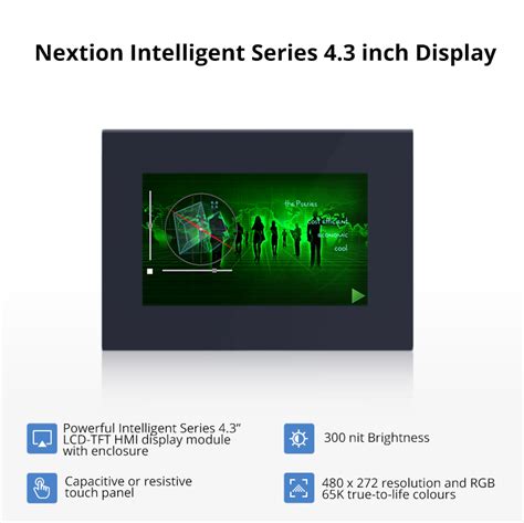 Nextion Nx P R Y Intelligent Series Hmi Touch Display With Enclosure Nextion India