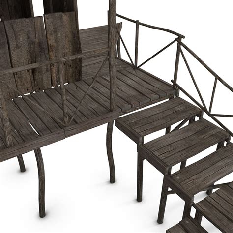 비치 방갈로 3d 모델 79 Ma 3ds C4d Obj Max Free3d