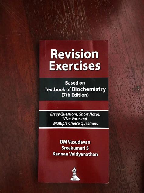Revision Biochemistry Exercises Hobbies And Toys Books And Magazines