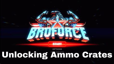 Broforce Unlocking Ammo Crates Covert Mission YouTube