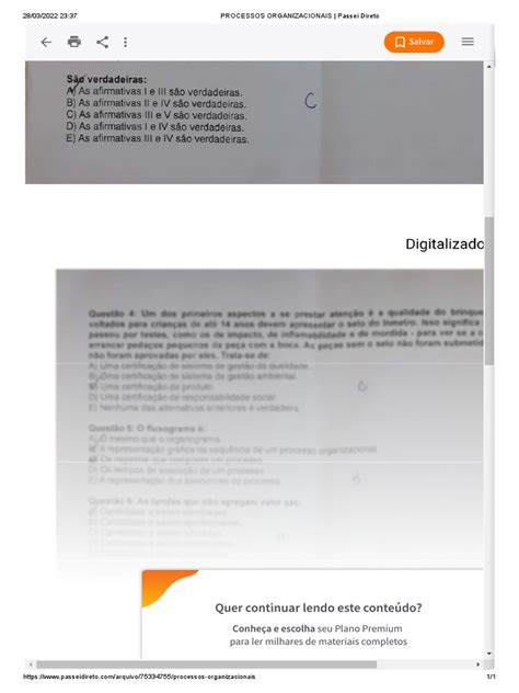 Processos Organizacionais Pdf