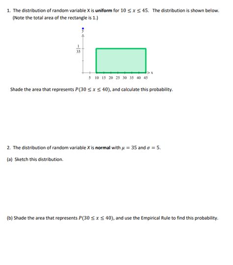 Solved The Distribution Of Random Variable X Is Uniform Chegg