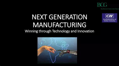 Next Generation Manufacturing Ppt
