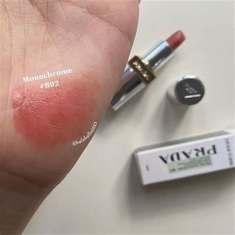 Prada Monochrome Hyper Matte Mini Lipstick 13g B02 Mỹ Phẩm Socutevn