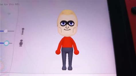 How To Make A Mr Incredible Mii Youtube