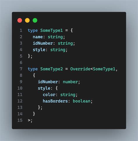 Overriding Type Properties In Typescript Like A Pro By Ofirstiberdev Medium