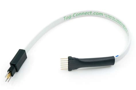 6 pin mcu dsp fpga programming cables tag connect