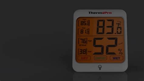 Thermopro Tp53 Digital Weather Thermometer Hygrometer Temperature And Humidity Sensor With