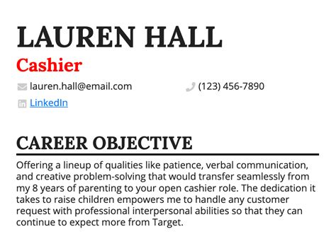 60 Resume Objective Examples For 2024 How To Guide How Long Should My Objective Be On My Resume