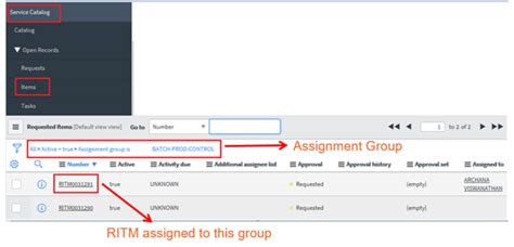 understanding the request ritm task