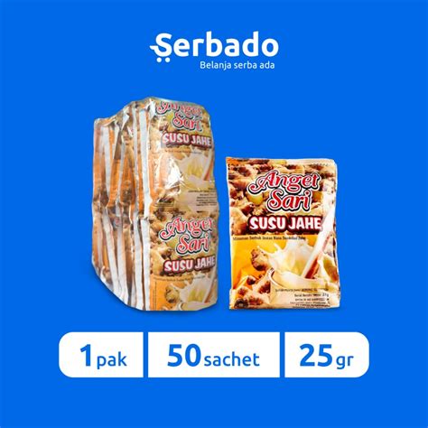 Jual Anget Sari Susu Jahe Kemasan Sachet 25gr 1 Pak 50 Sachet Shopee Indonesia