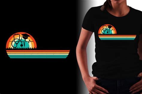 Nursing Sunset Colorful T Shirt Graphic Graphic By T Shirt Design