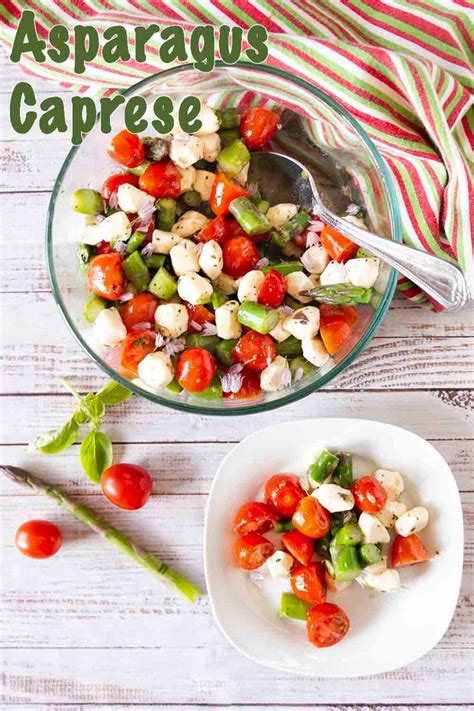 Asparagus Caprese Salad Recipe