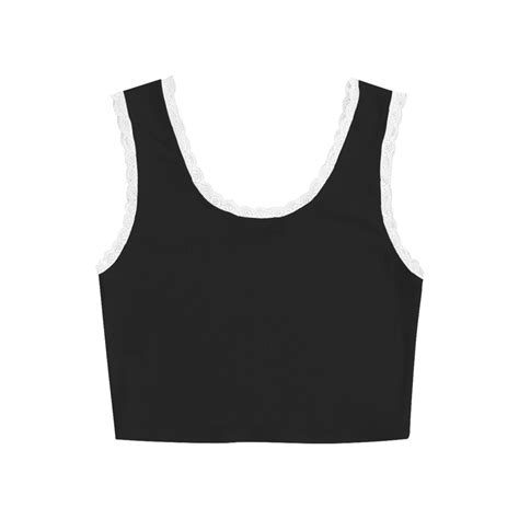 Lace Ribbed Tank Tops The Collegiate Lineup