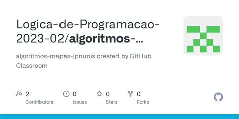 Github Logica De Programacao Algoritmos Mapas Jpnunis Algoritmos Mapas Jpnunis