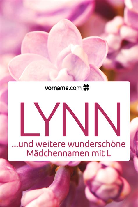 Dir gefällt der Name Lynn Hier findest Du weitere wunderschöne